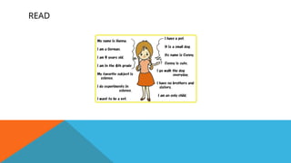 self introduction lesson 1 for grades 1 2 3 | PPTX