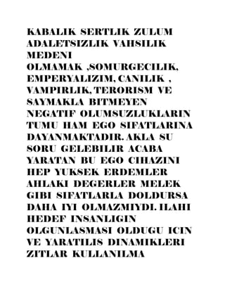 SELFISH EGO AND WAR 2.docx........... | PDF