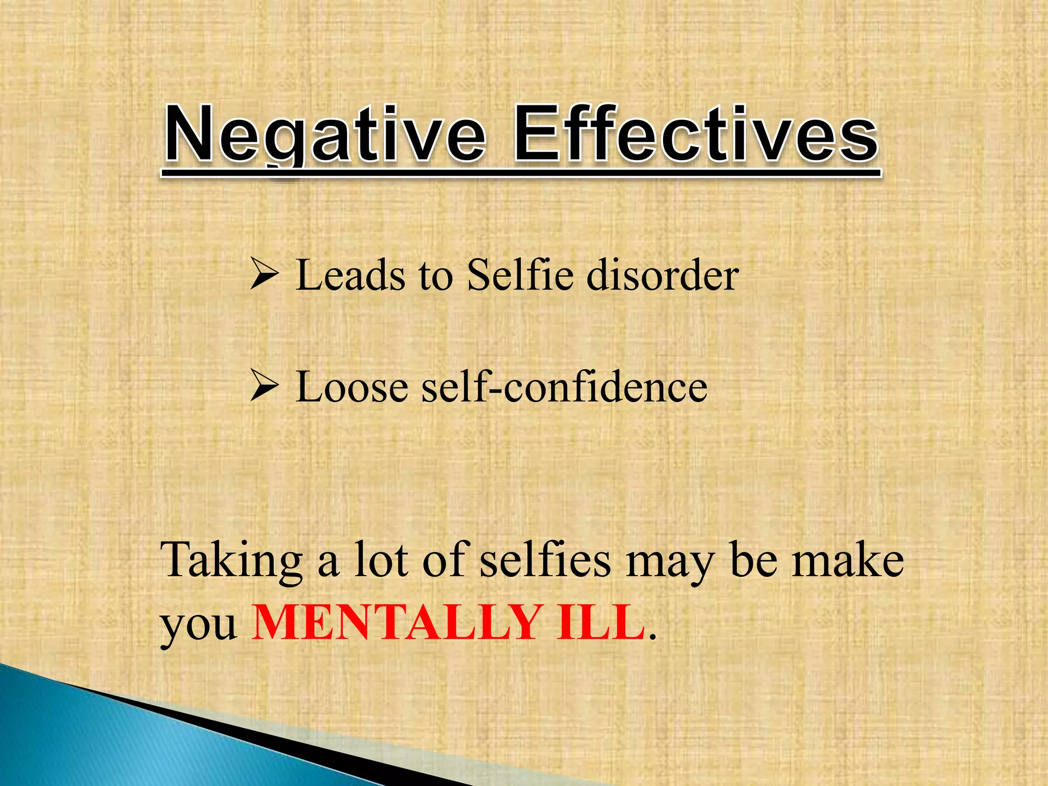 SELFITIS, SELFIE Presentation | PPT