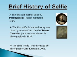 SELFITIS, SELFIE Presentation | PPTX
