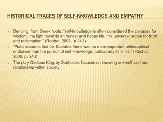 Self knowledge and empathy | PPTX
