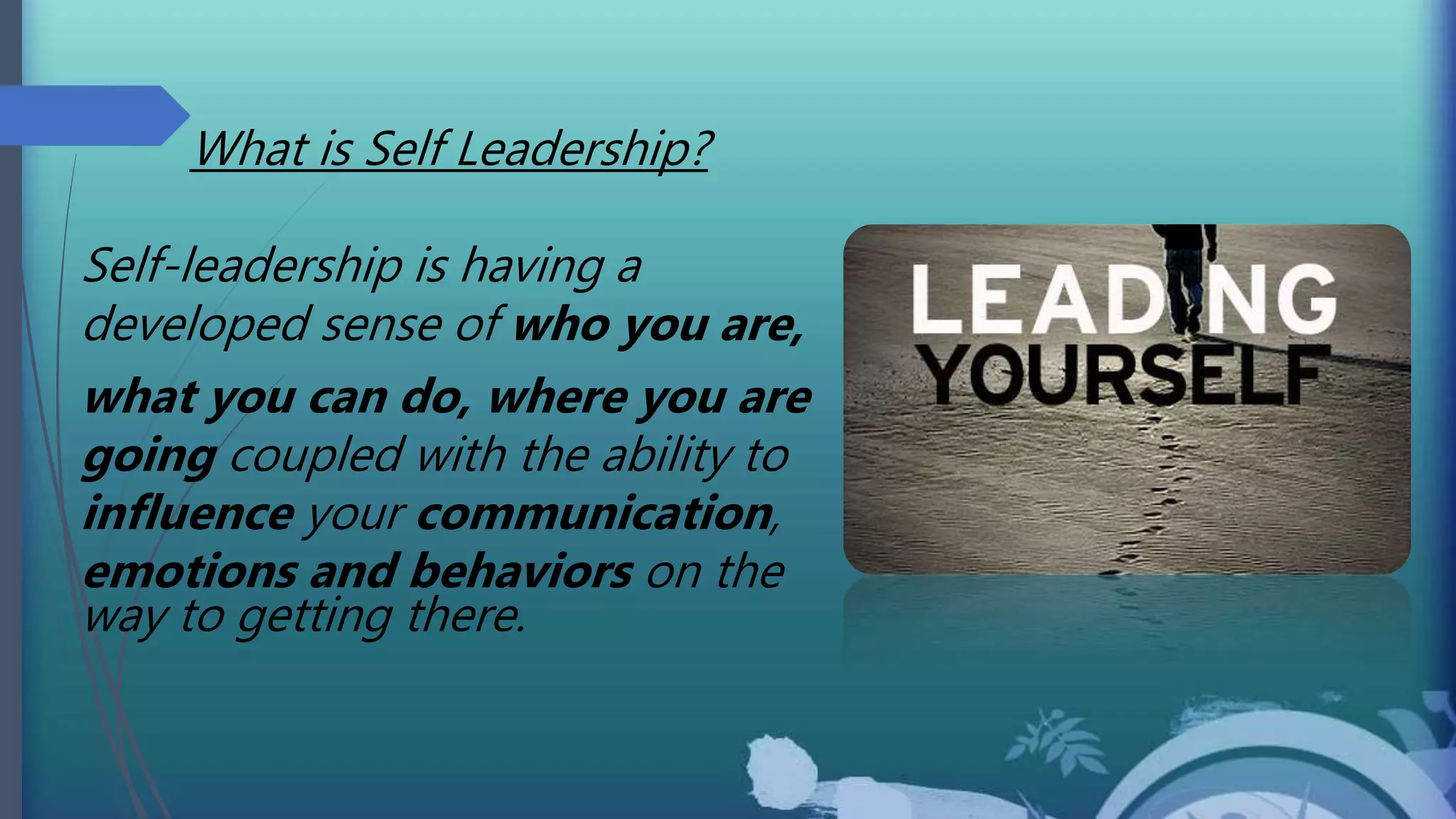 Self leadership | PPT