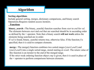 Standard Template Library | PPT