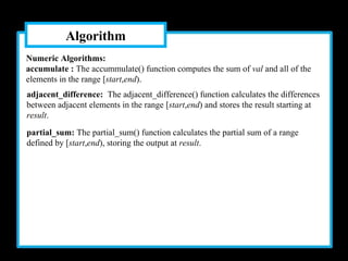 Standard Template Library | PPT