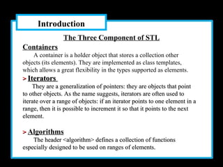Standard Template Library | PPT