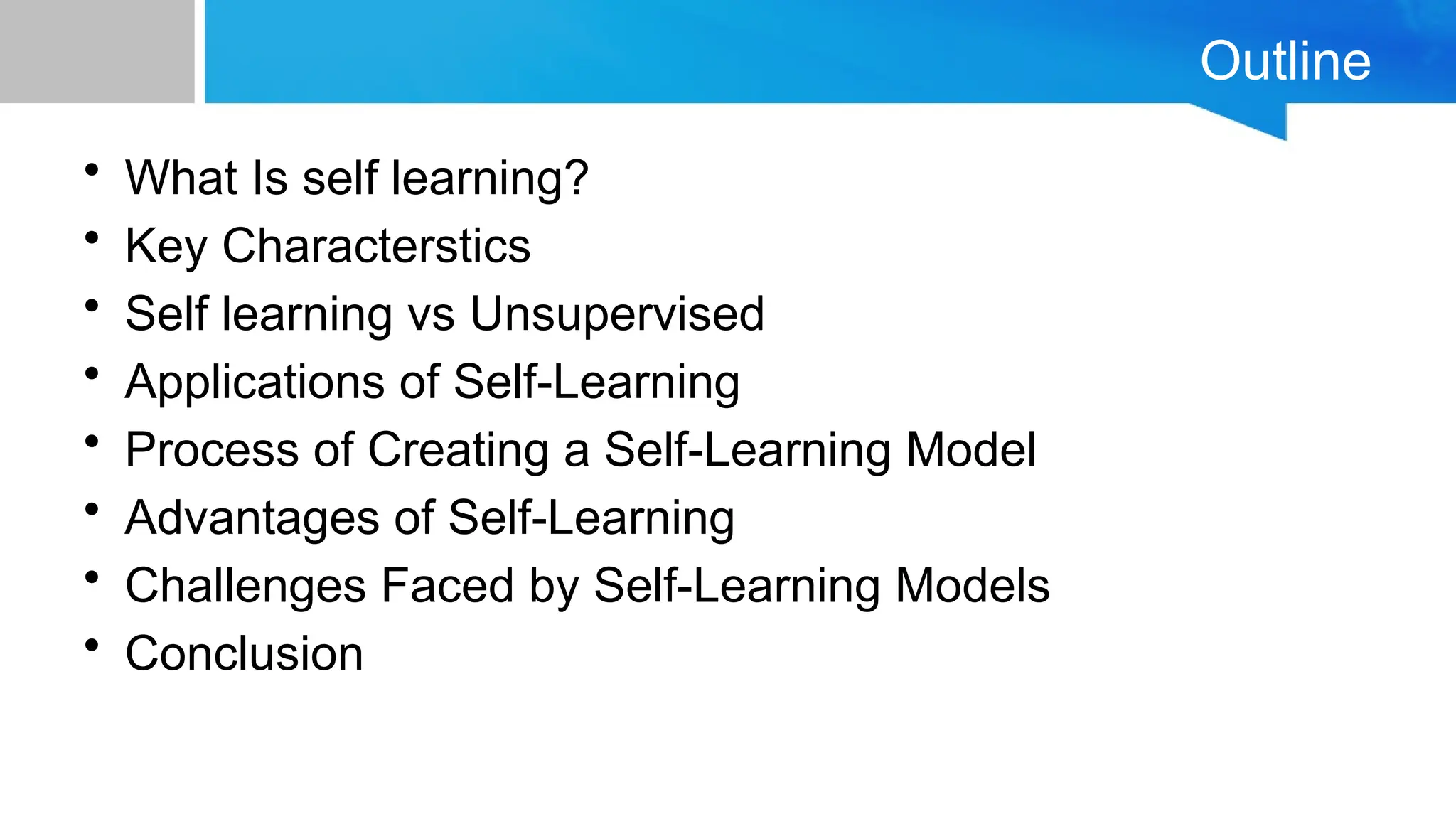 Self Learning AI model machine learning.pptx