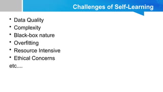 Self Learning AI model machine learning.pptx