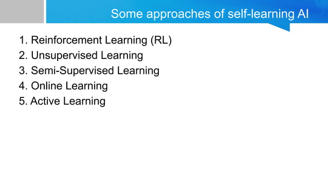 Self Learning AI model machine learning.pptx