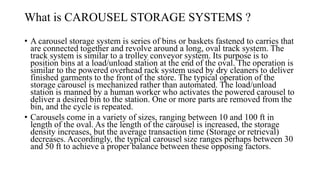 CAROUSEL STORAGE SYSTEMS (AUTOMATION IN PRODUCTION ) | PPTX