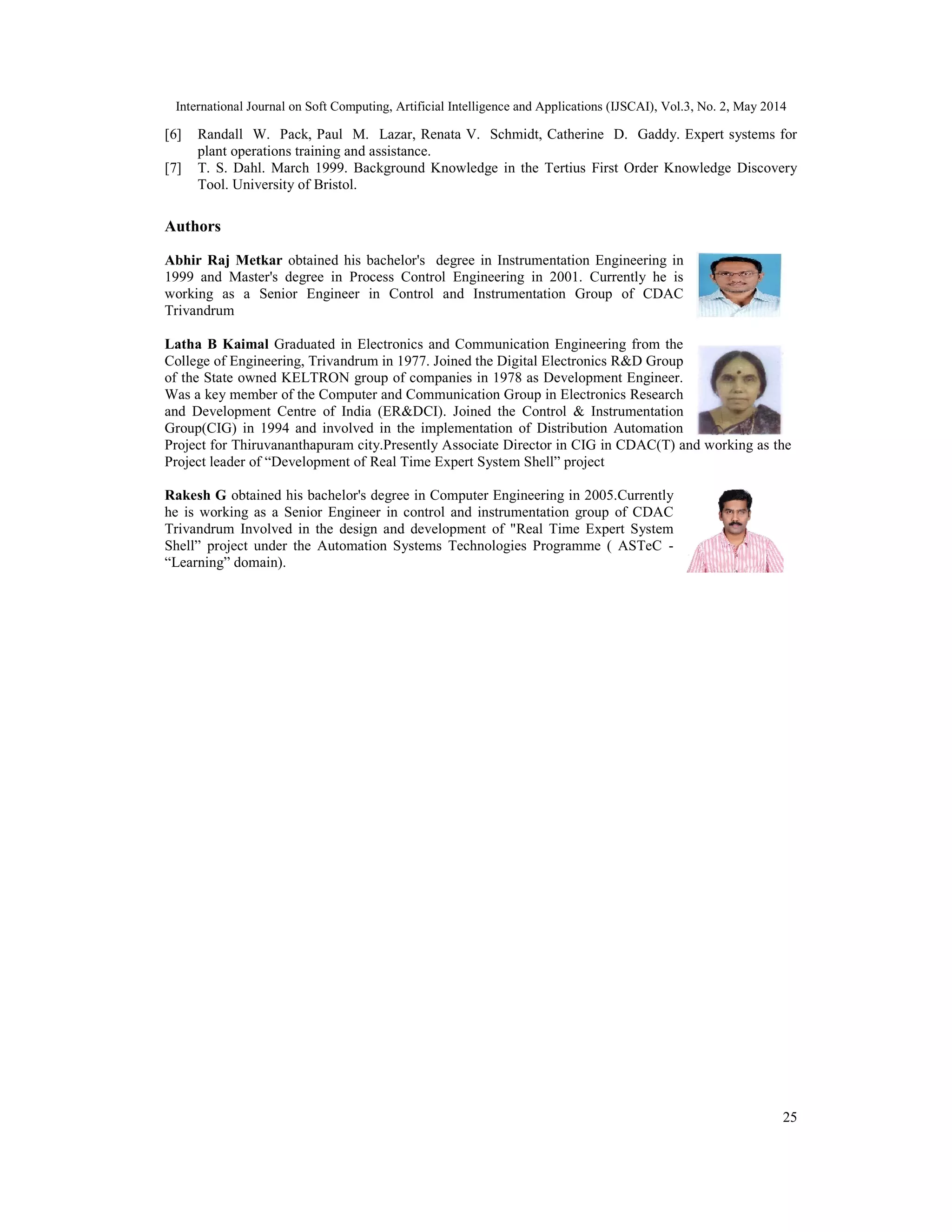 Self learning real time expert system | PDF