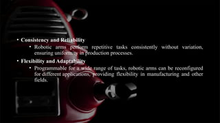 Self Learning Robot-Arm-de all basice AI,Kinematics | PPTX | Robotics | Technology & Computing