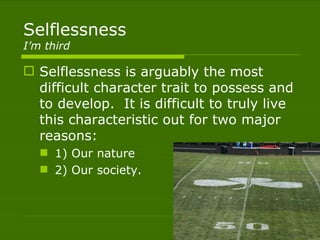 Selflessness | PPT