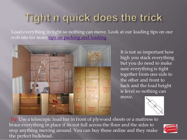 Self Load Shipping Container Presentation By U Pak Weship