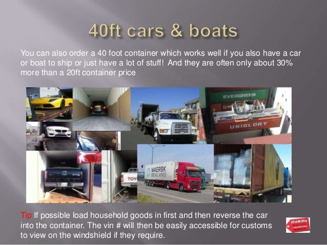 Self Load Shipping Container Presentation By U Pak Weship