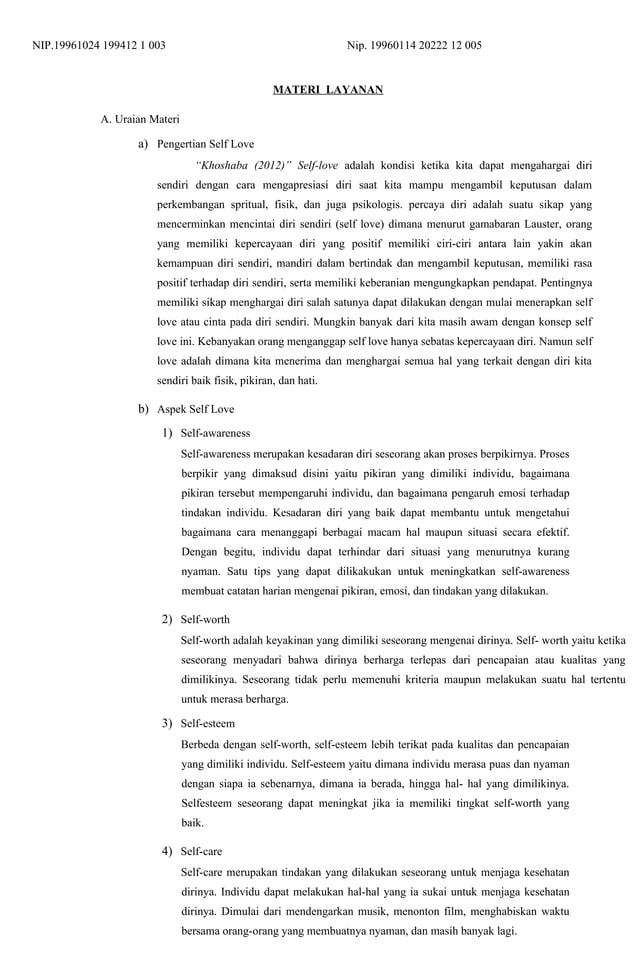 ini adalah self modul yang bisa digunakan untuk semua orang. | PDF