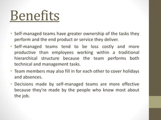 Self Managed Teams | PPTX