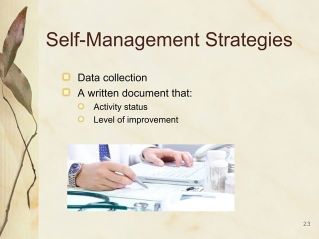 Self management | PPT