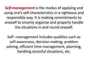 self management.pptx
