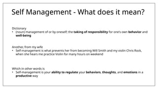 SelfManagementimportantfor humansto.pptx