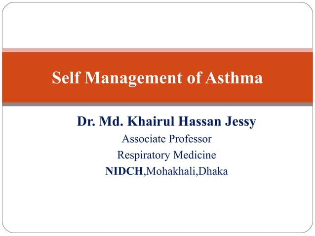 Self Management of Asthma | PPT