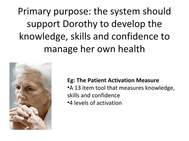 Supporting Self Management and Self Care | PPT | Business Expos ...