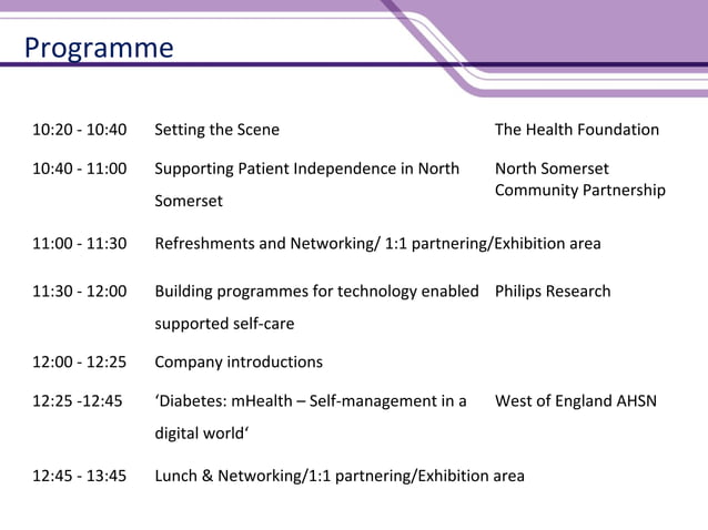 Supporting Self Management and Self Care | PPT | Business Expos ...