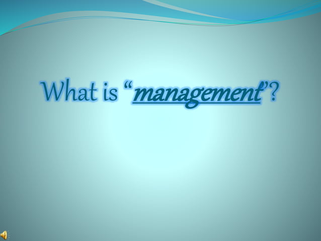Self management ppt | PPTX