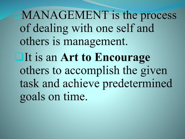 Self management ppt | PPTX