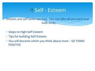 Self management skills | PPT