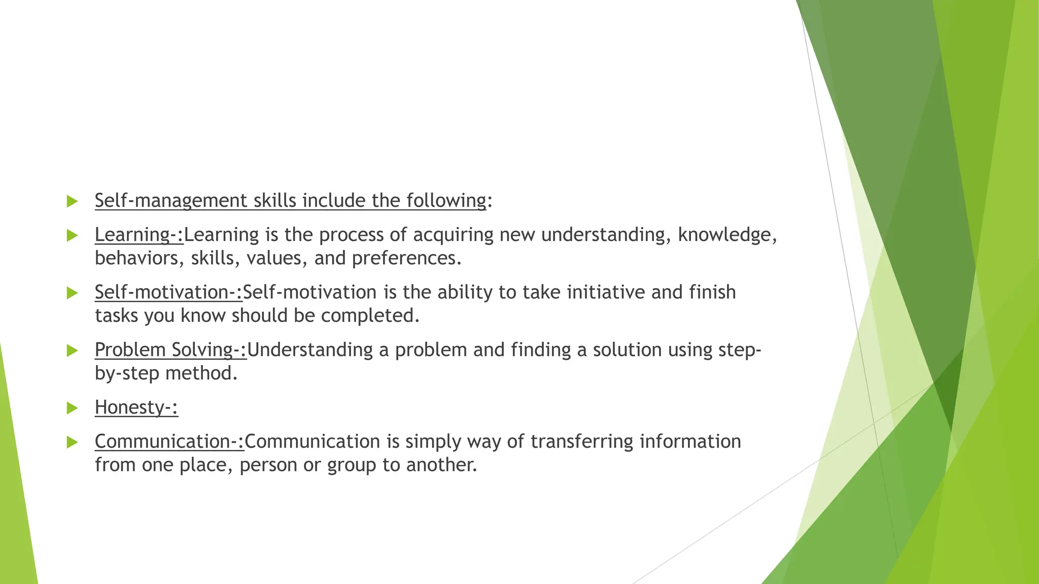 SELF MANAGEMENT SKILLS.pptx