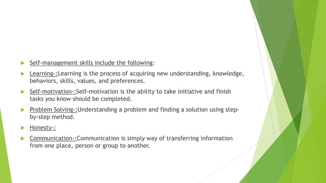 SELF MANAGEMENT SKILLS.pptx