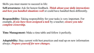 Class 10 employability SELF MANAGEMENT SKILLS.pptx