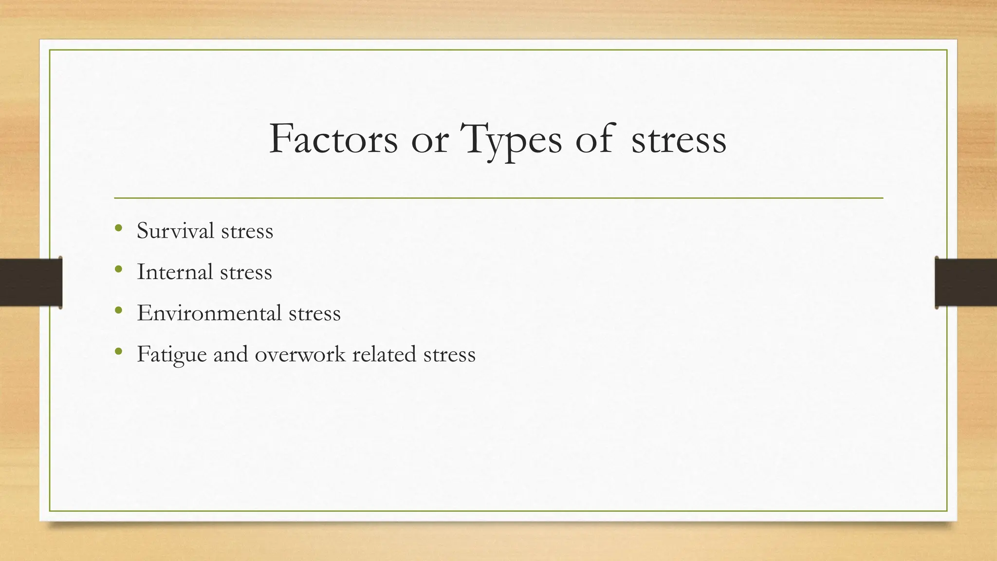 STRESS MANAGEMENT SKILLS THEIR TYPES AD SOLUTIONS TO DIFFERENT TYPES OF ...