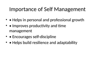 Self_Management_Skills_Class12_AI.pptx hhah | PPTX