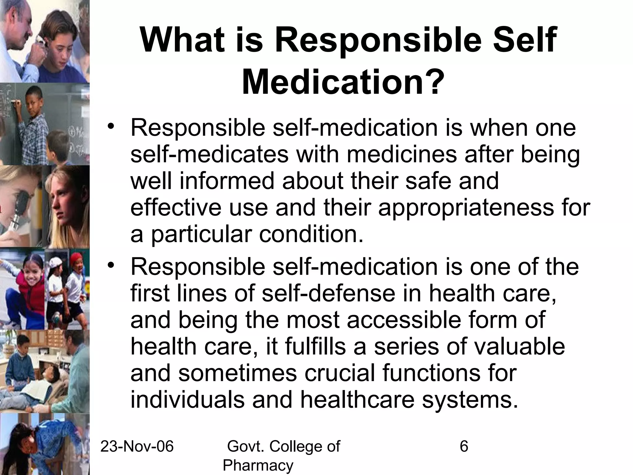 Self medication | PPT