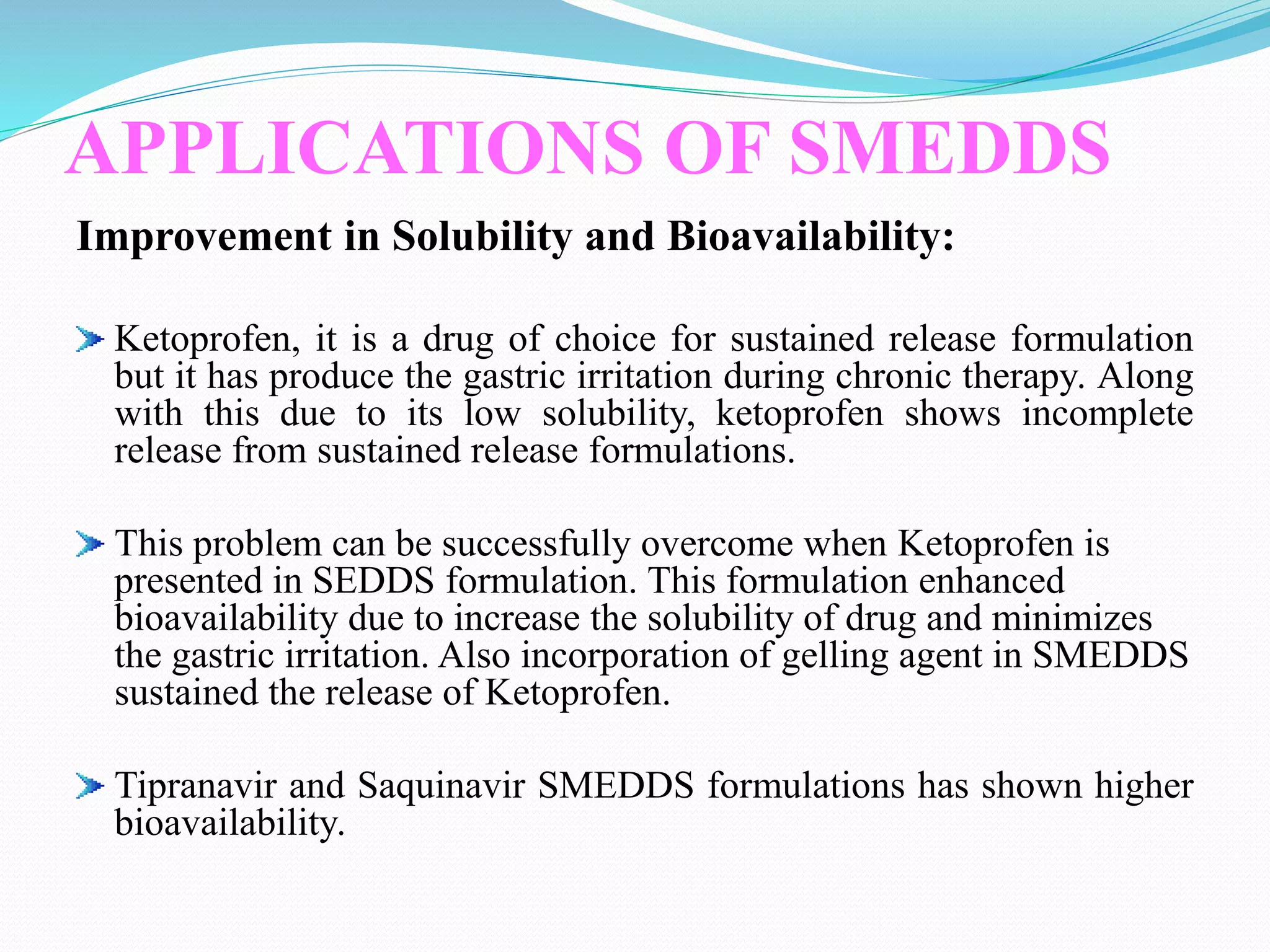 Self micro emulsifying drug delivery system | PPTX