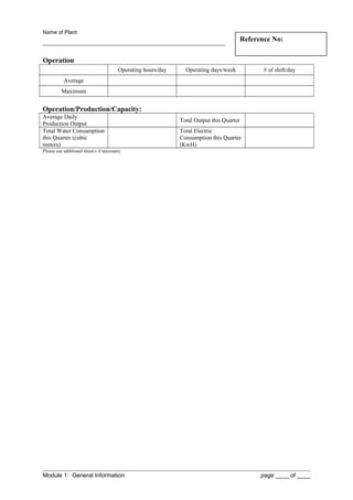 DENR Self monitoring report (SMR) Quarterly Report Form | DOC