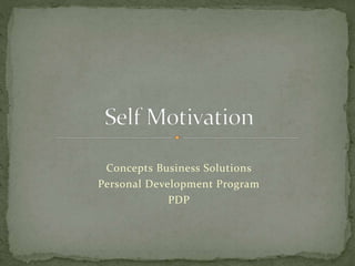 Self motivation | PPT