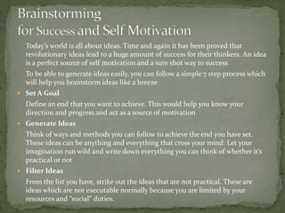 Self motivation | PPT