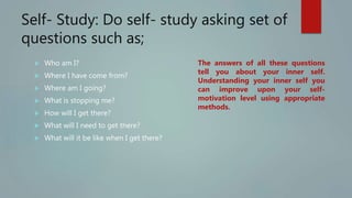 Self motivation | PPTX