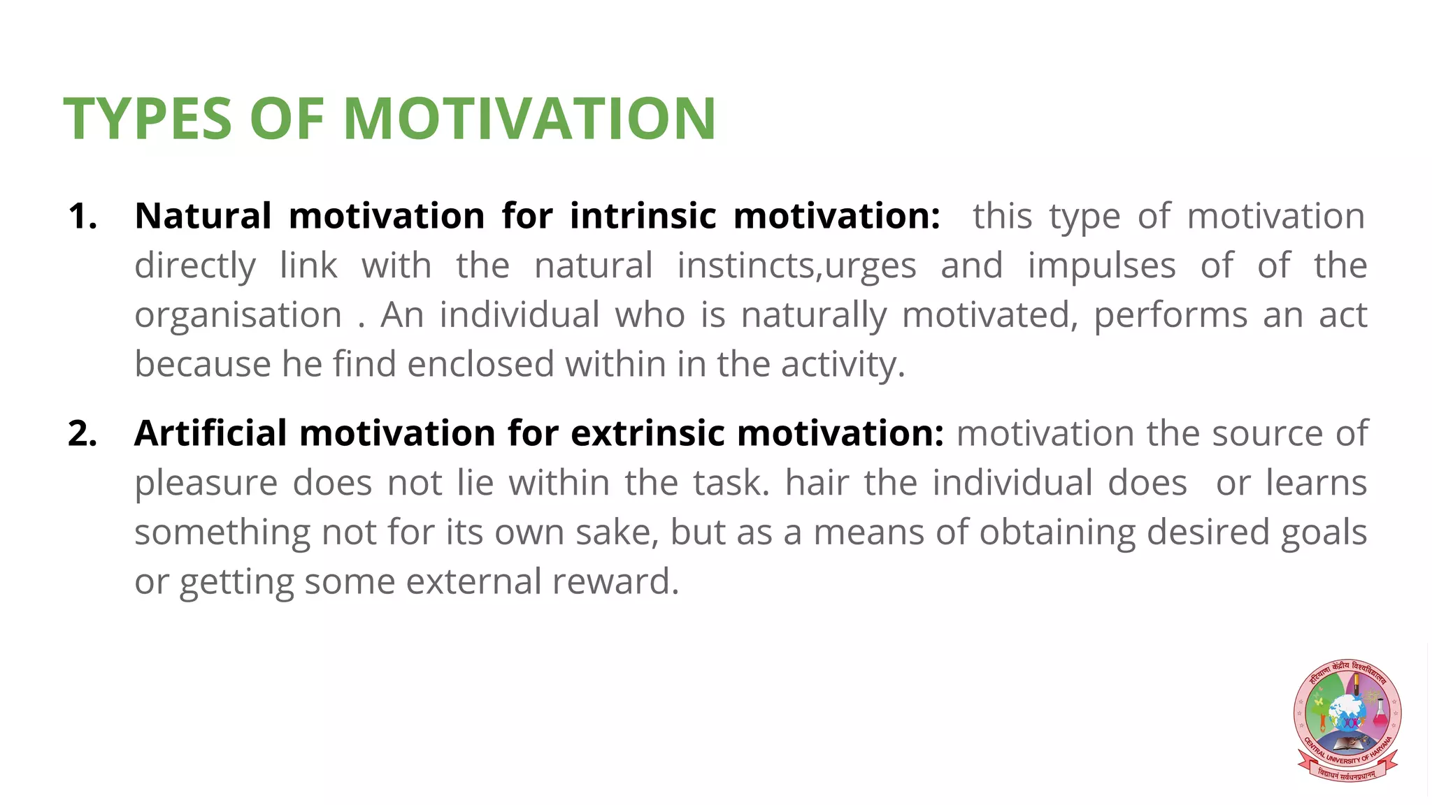 Self Motivation, Types of motivation and Importance of self motivation ...