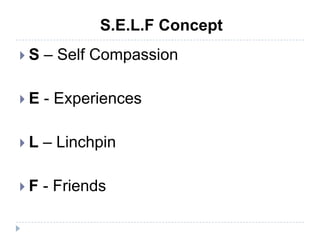 Self motivation - The key to success | PPTX