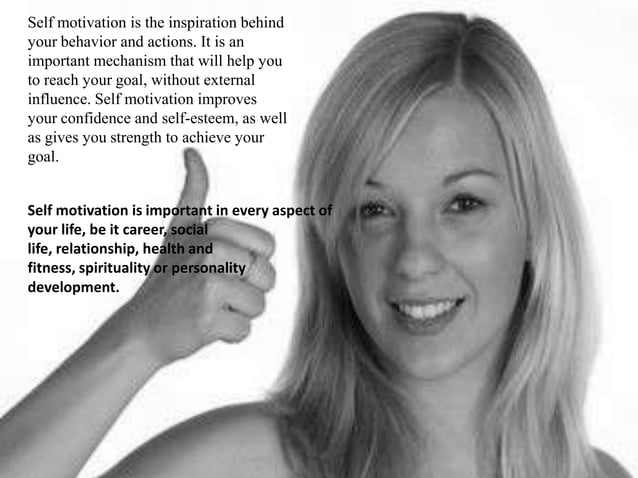 Self motivation at work | PPTX | Career Advice | Careers