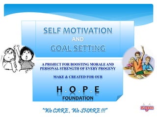Self motivation & goal setting | PPT