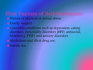 Self mutilation | PPT