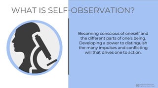 Self observation and Observer Effect | PDF