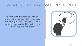 Self observation and Observer Effect | PDF