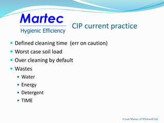 Self-Optimising Clean-in-Place | PDF