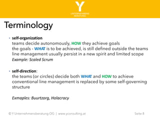 Self organization in teams and organizations | PPT