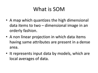 Self Organizing Maps | PPTX